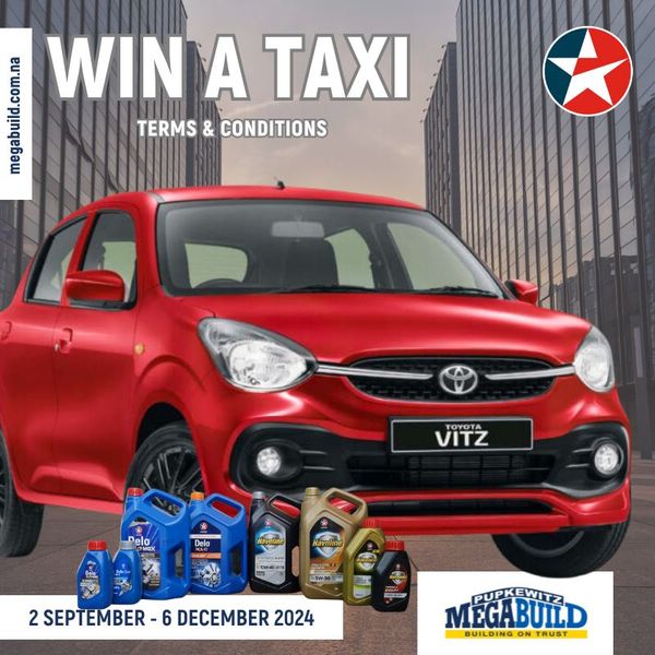 Win a Taxi - Pupkewitz Megabuild